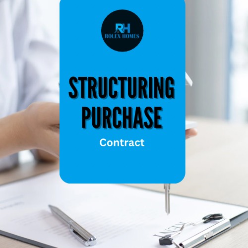 Structuring a Purchase Contract – Rolex Homes